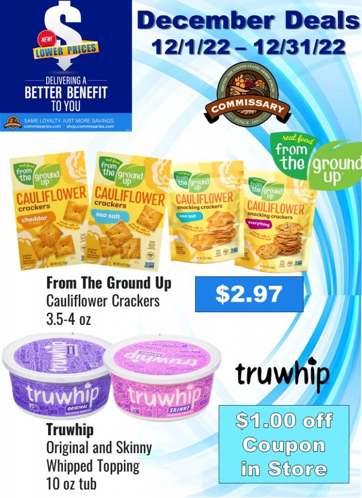 Commissary December Deals
